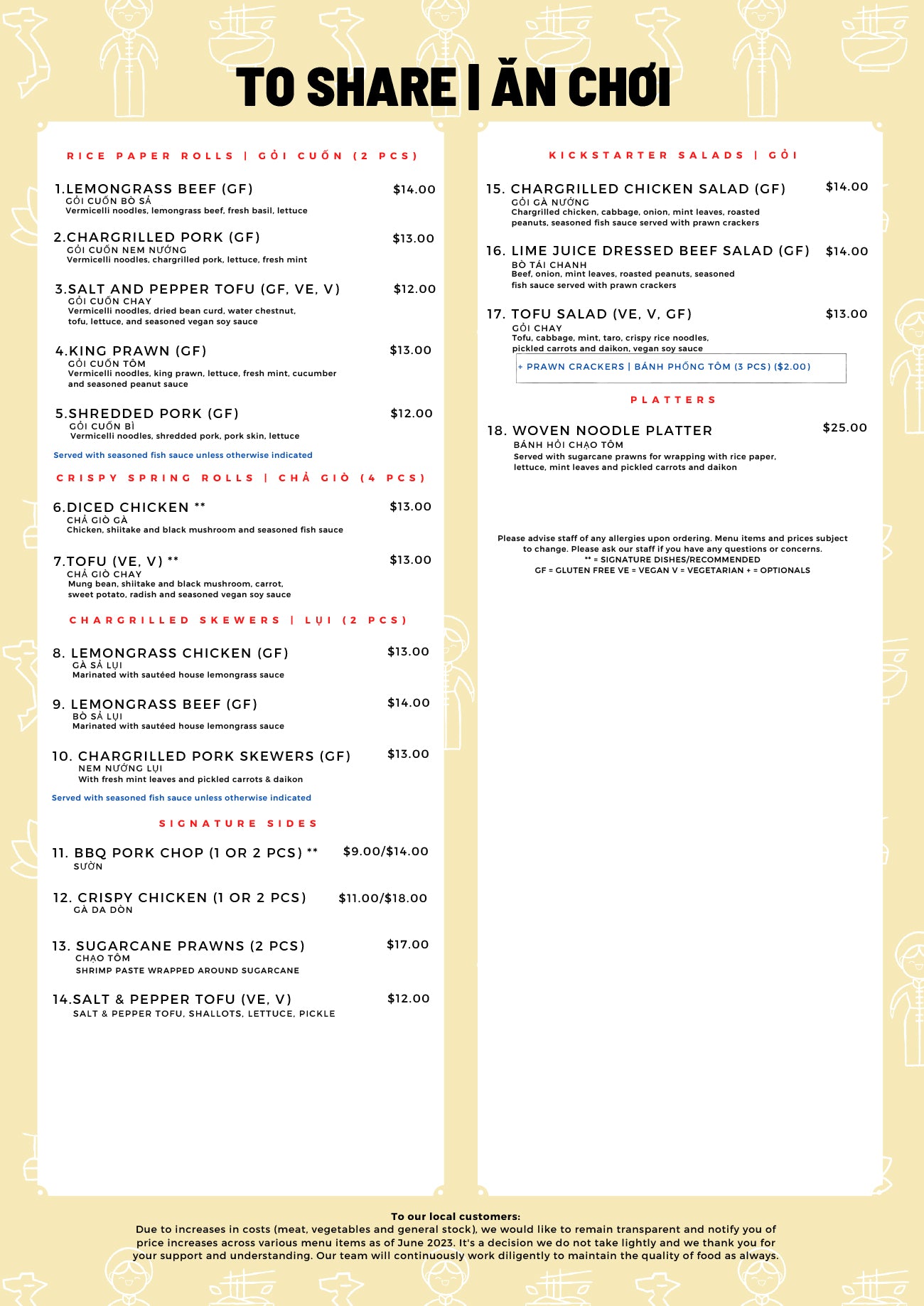 MENU – Khoi Eatery